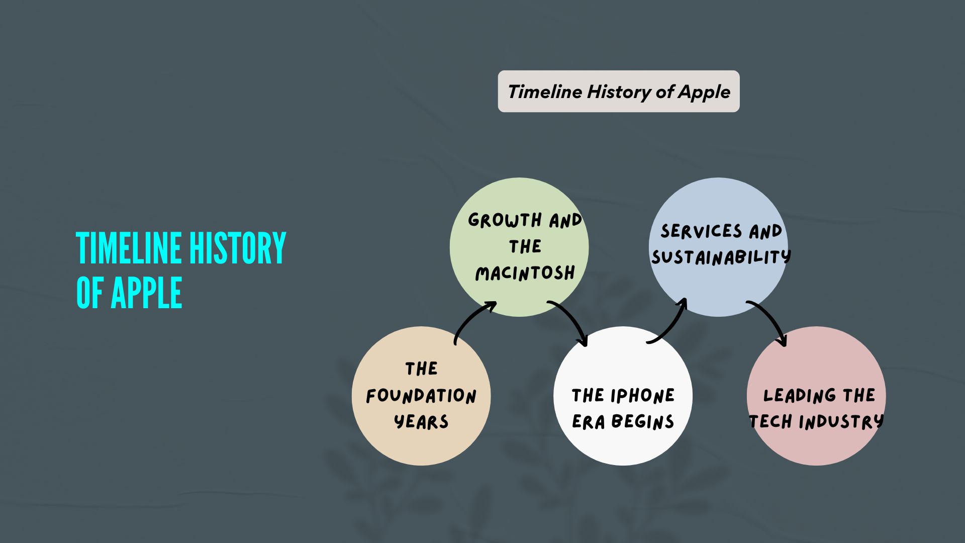 Timeline History of Apple By PAJASA